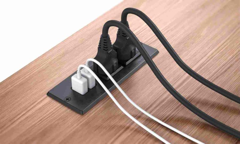 Multicontactos Para Escritorio Yv 301b → 2 Ac 2 Usb Carga ⊕