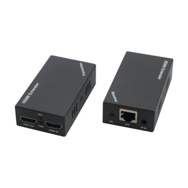 Extensor HDMI bajo cable Cat5 - Cat6 en HD 1080 hasta 60 Mts